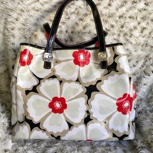 Brighton Bags | Womens Denim Leather Handbag Tote | Poshmark